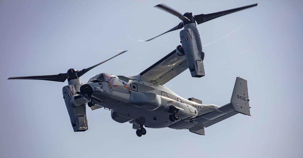 Pentagon orders fleetwide inspection of Osprey proprotor gearboxes ...