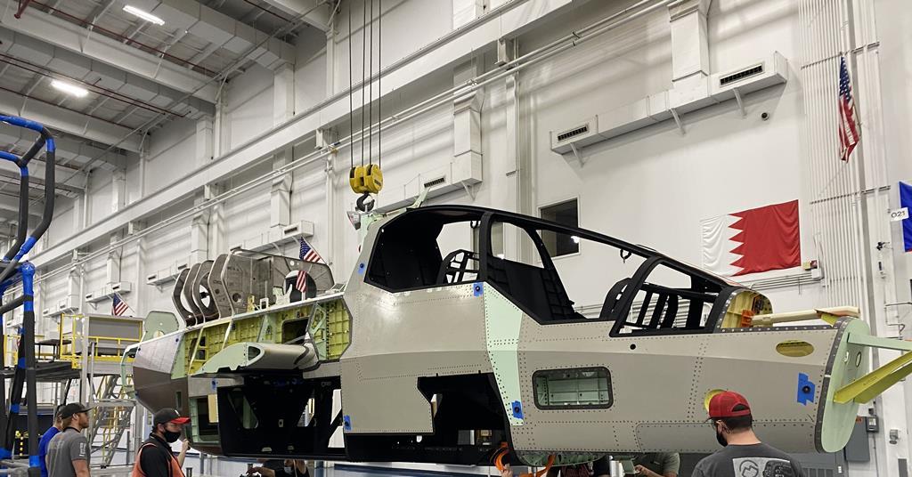 Bell shows 360 Invictus scout helicopter more than 50% complete | News ...