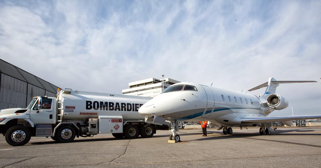 Bombardier delivers first business jet fuelled with SAF | News | Flight ...