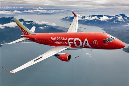 PICTURE: Japan's Fuji Dream receives its first E-170 | News | Flight Global