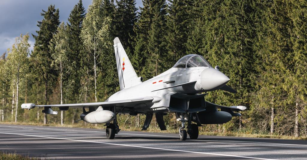 RAF Typhoons make first road-strip landings as ACE expertise spreads ...