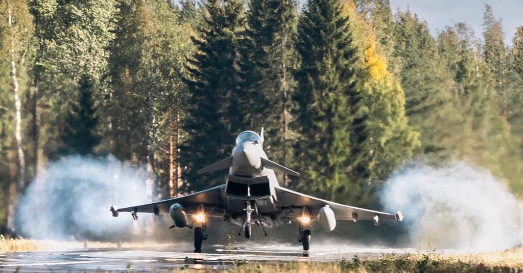 RAF Typhoons make first road-strip landings as ACE expertise spreads ...