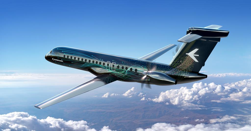 Embraer tweaks turboprop concept to have aft-mounted engines | News ...