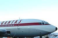 Picture: Restored Boeing 707 prototype in Qantas colours performs ...