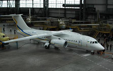 PICTURES: Antonov unveils first An-158 regional jet | News | Flight Global
