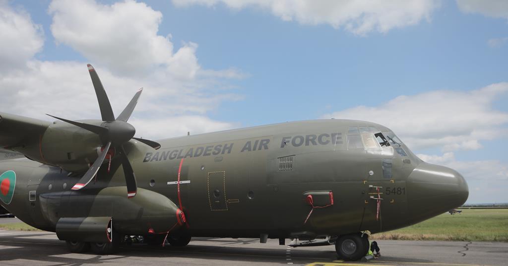 Bangladesh receives its last ex-RAF C-130J airlifter from Marshall | News | Flight Global