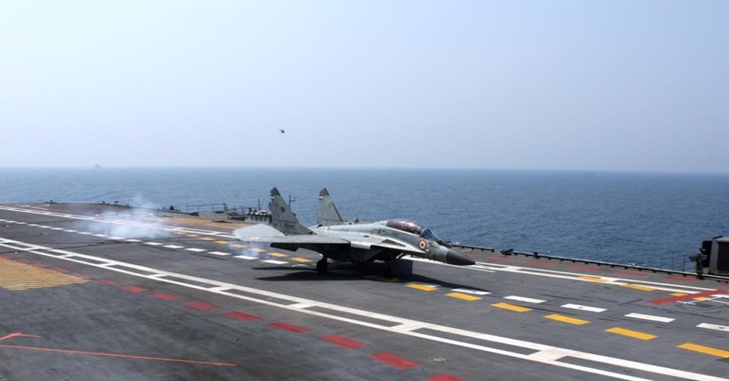 MiG-29K, LCA Navy conduct first flights from INS Vikrant | News ...