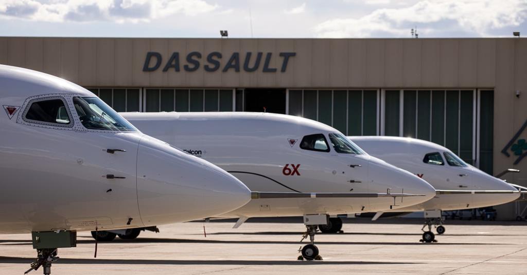 Dassault flies third Falcon 6X | News | Flight Global