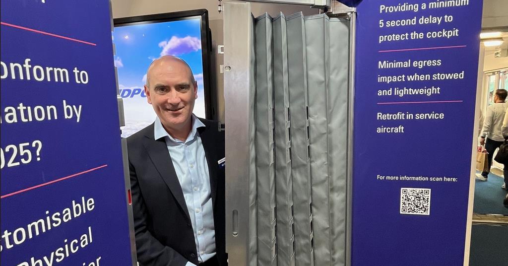 Amsafe Bridport creates tough lightweight secondary cockpit barrier ...