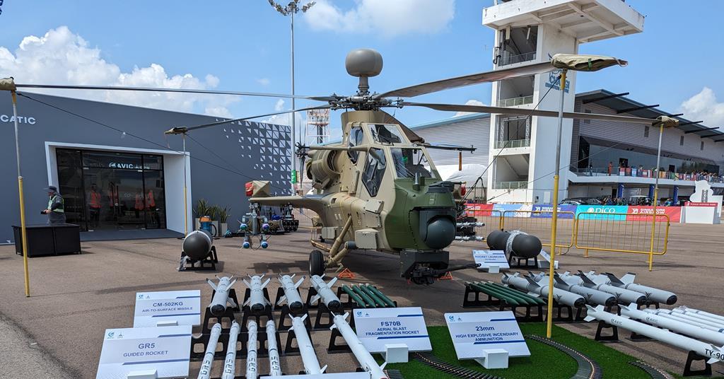 China’s Z-10ME makes international debut in Singapore | News | Flight ...