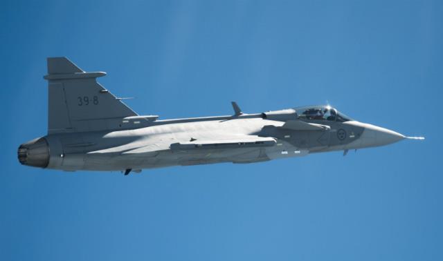 PICTURE: Saab's Gripen E makes flight debut | News | Flight Global