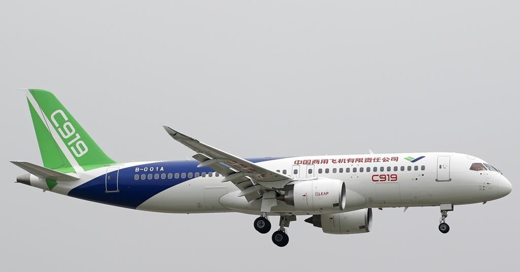 Comac misses end-2021 C919 certification target | News | Flight Global
