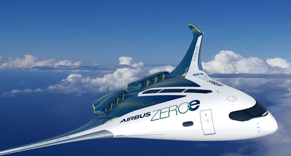 Airbus shows off hydrogen-fuelled concept aircraft for 2035 service ...