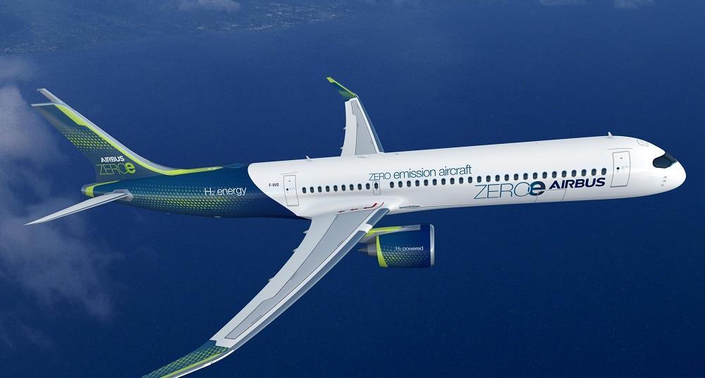 Airbus shows off hydrogen-fuelled concept aircraft for 2035 service ...