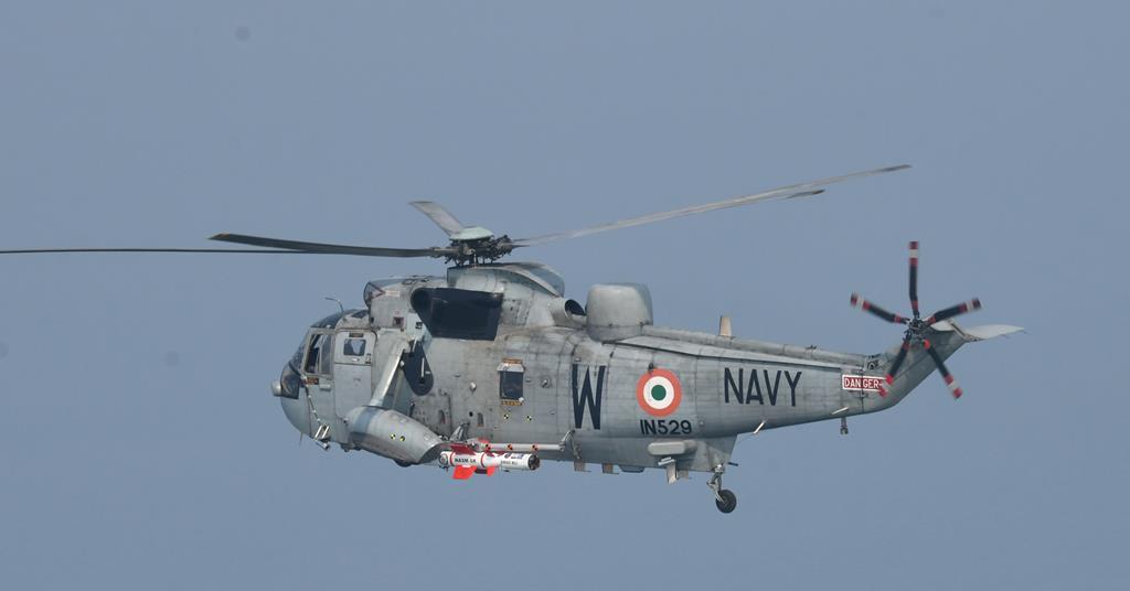 India hits target with new helicopter-launched anti-ship missile | News ...