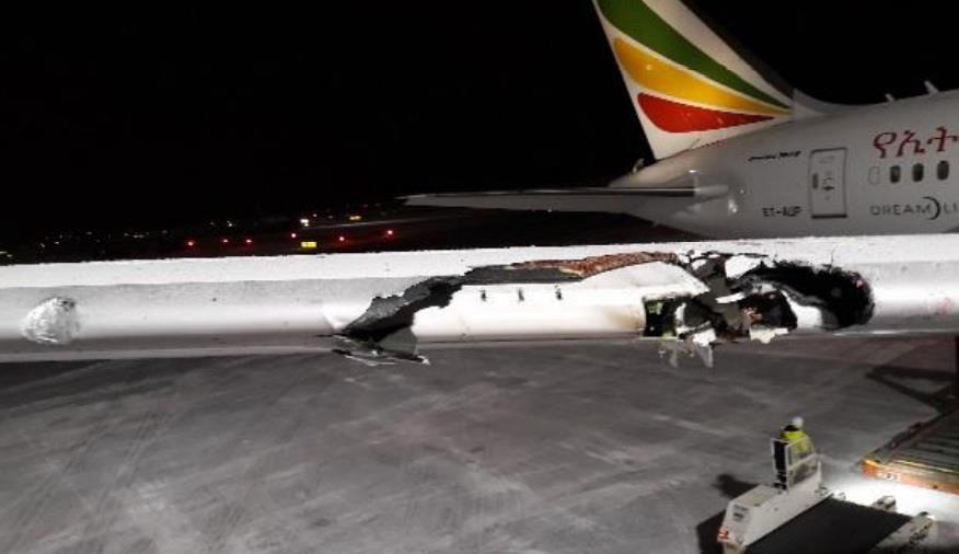 Ethiopian 787 hit lighting mast after being sent to wrong de-icing ...