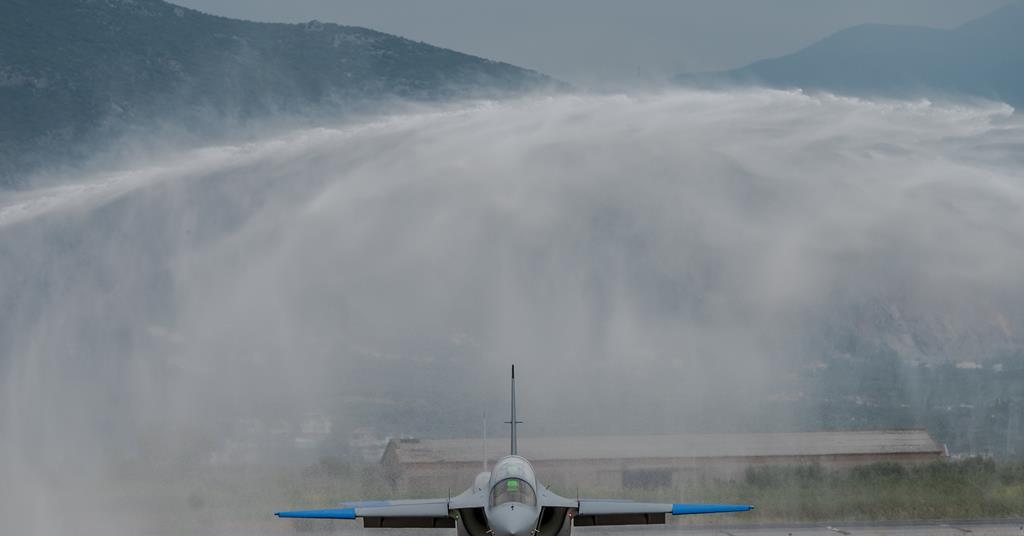 First M-346 trainers arrive at new Greek training centre | News ...