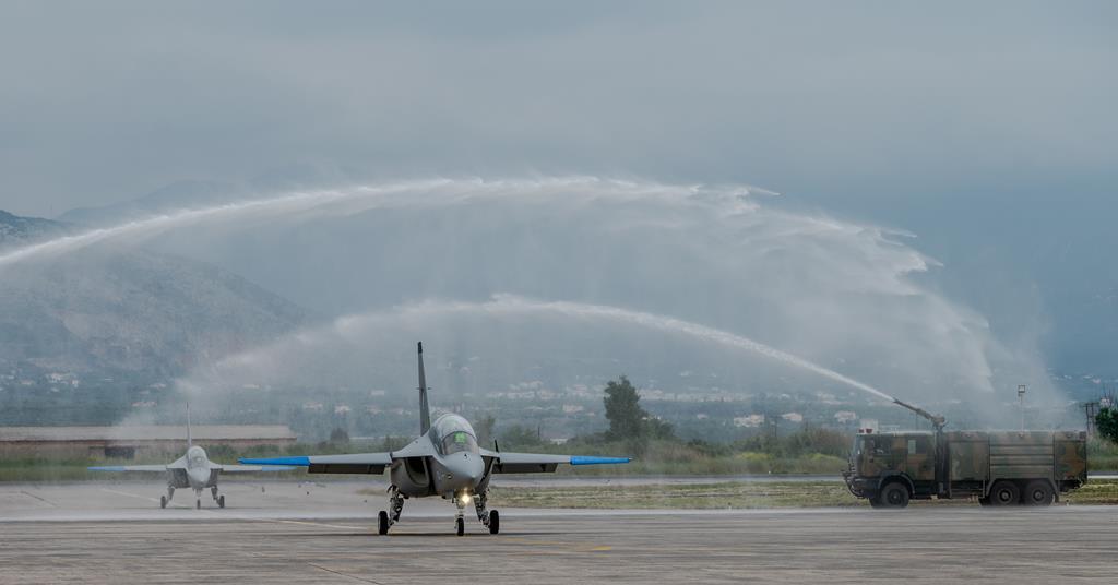First M-346 trainers arrive at new Greek training centre | News ...