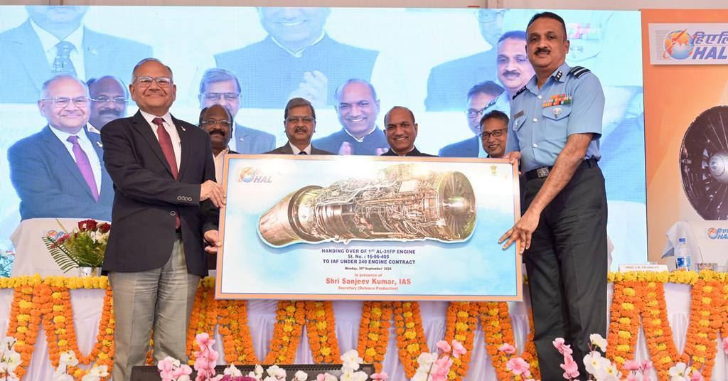 HAL hands over locally produced AL-31FP engine | News | Flight Global