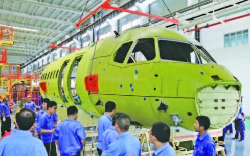 PICTURE: First MA700 starts coming together | News | Flight Global