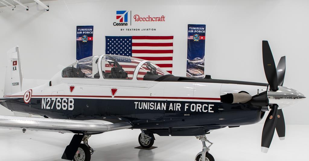 Tunisian air force receives its first T-6C trainer | News | Flight Global