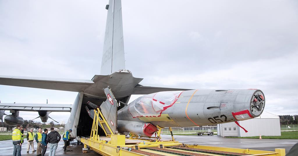 US Navy releases photos of first Swiss F-5E fighter destined for ...