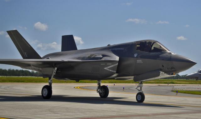 RAF's first operational F-35 pilot flies first training sortie | News ...