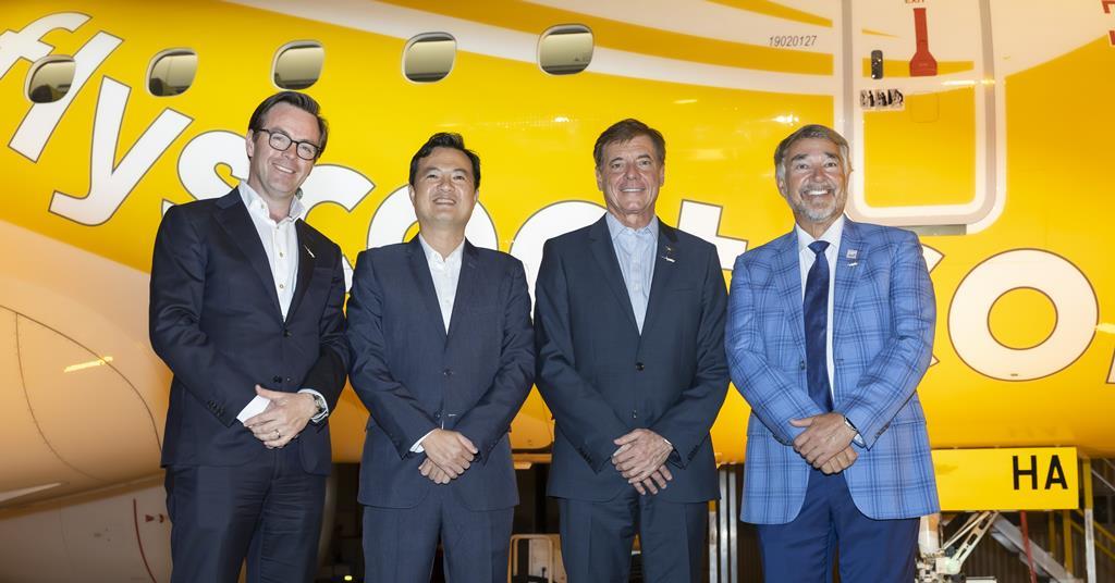 Azorra hands over first E190-E2 to Scoot | News | Flight Global