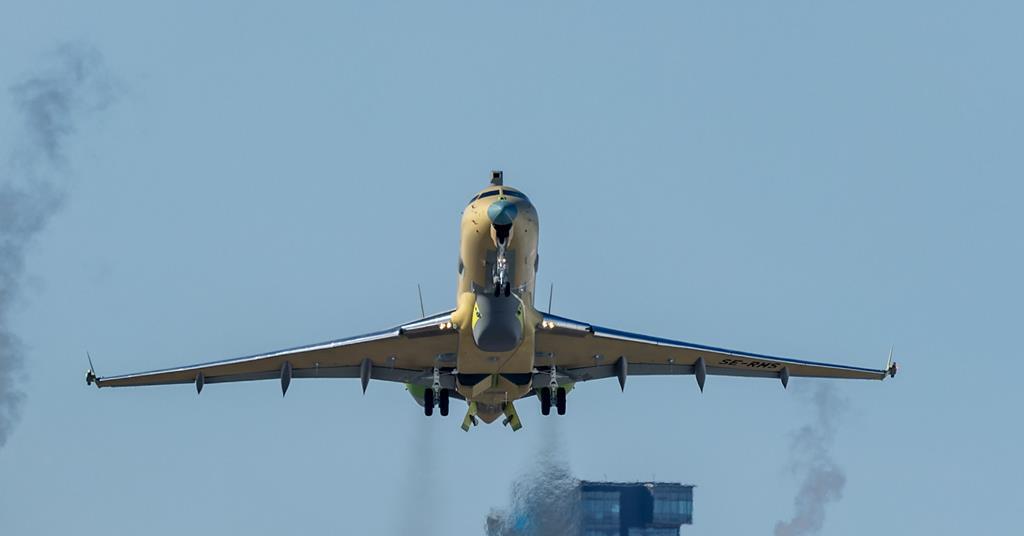 Saab flies updated fourth GlobalEye surveillance aircraft for the UAE ...
