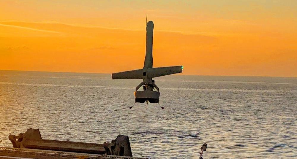 UAVs deliver cargo to US Navy ship at sea for first time | News ...