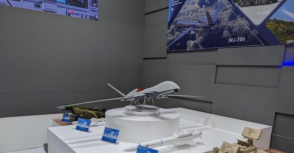 China promotes armed WJ-700, airborne EW kits at Langkawi show | News ...