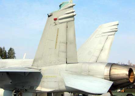 Pictures: Finnish air force F-18s land safely after mid-air collision ...