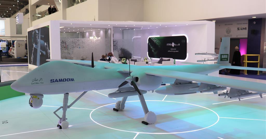 Saudi firm Intra unveils medium-altitude Samoom UAV | News | Flight Global