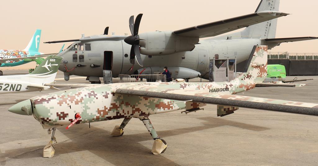 Saudi firm Intra unveils medium-altitude Samoom UAV | News | Flight Global