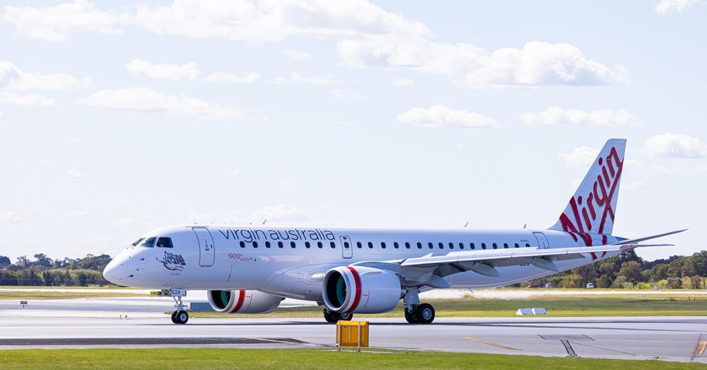 Virgin Australia’s first E190-E2 arrives in Perth | News | Flight Global