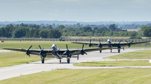 PICTURES: Lancaster bombers fly in formation | News | Flight Global
