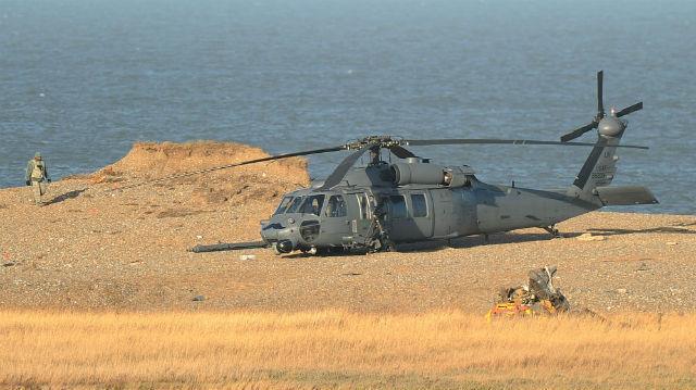 PICTURE: Pave Hawk crash investigation continues | News | Flight Global