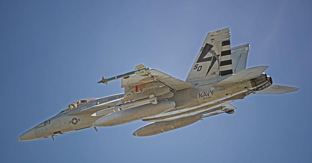 US Navy completes first captive carry flight test of AARGM-ER on F/A-18 ...