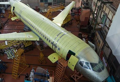 SSJ-New testing advances with static-airframe assembly | News | Flight ...