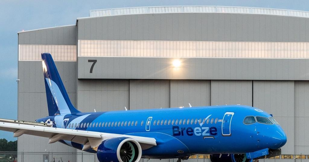 Breeze adds first transcontinental routes as part of major expansion ...