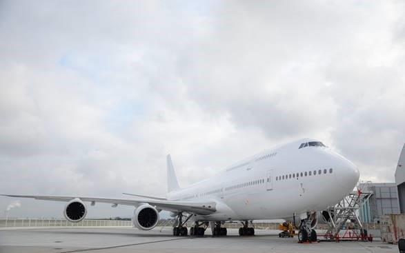 AMAC readies BBJ 747-8 for refurbishment | News | Flight Global