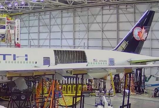 Mammoth progresses with first 777-200LR freighter conversion for ...