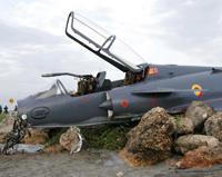 PICTURES: Colombia loses newly upgraded Kfir fighter in runway ...