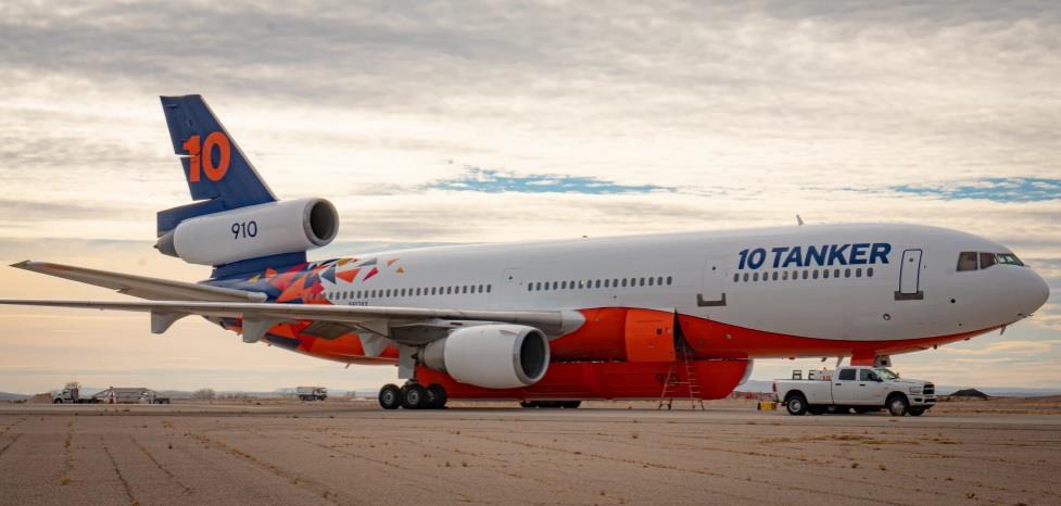 Practical thinking behind striking new livery on DC-10 firefighter ...