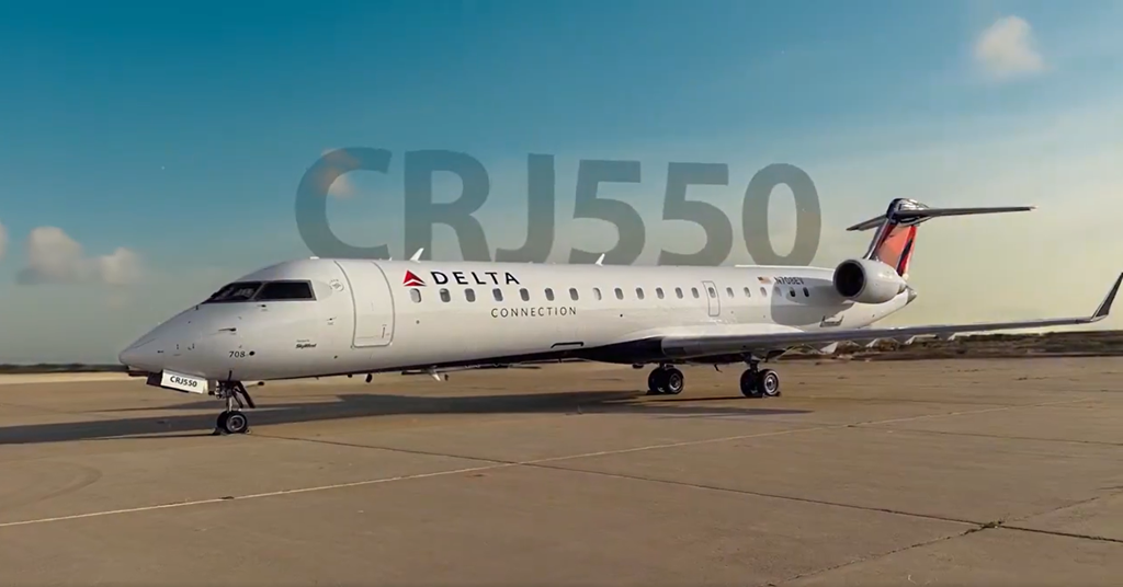SkyWest introduces first Bombardier CRJ550 flying for Delta Connection ...