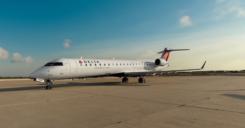 SkyWest introduces first Bombardier CRJ550 flying for Delta Connection ...