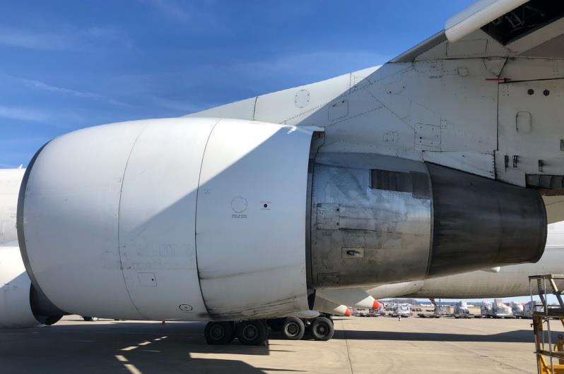 Shed parts from 747-400 freighter’s unmodified engine caused property ...