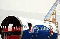 Picture: Boeing 787 composite fuselage barrel sections joined for ...