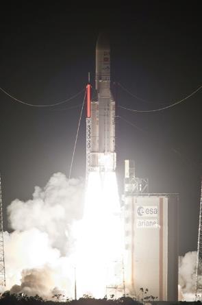 Ariane launches two communications satellites | News | Flight Global