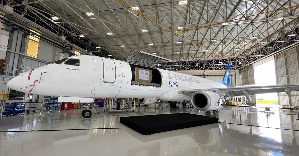 Embraer reveals first E190F as P2F conversion programme keeps pace | News | Flight Global